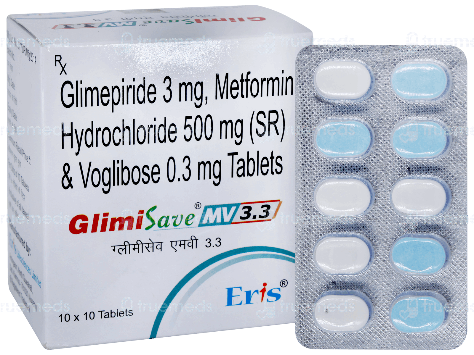 Glimisave Mv 3.3 Tablet 10: Uses, Side Effects, Price & Substitutes