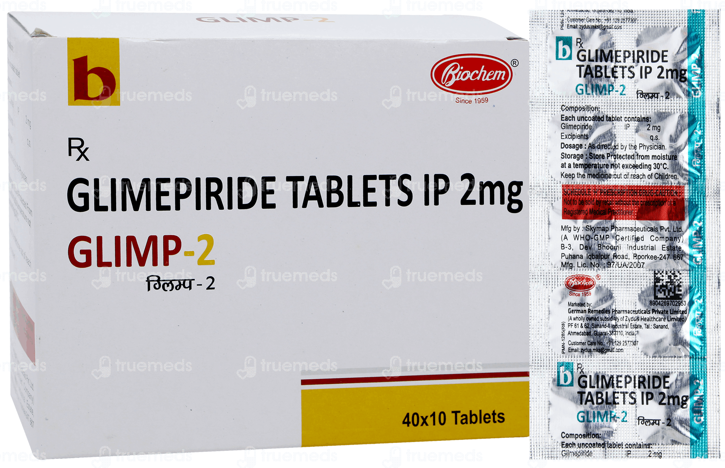 Glimp 2 Tablet 10: Uses, Side Effects, Price & Substitutes