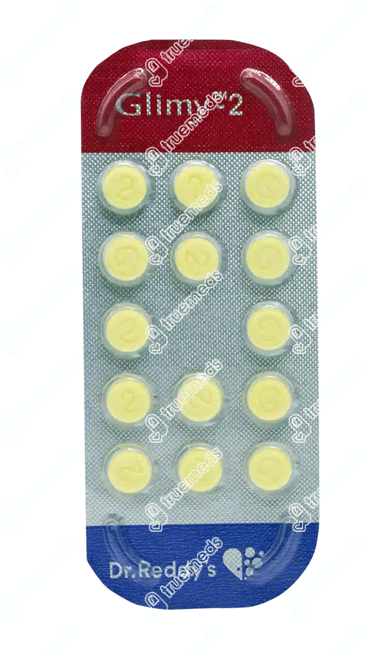 Glimy 2 Tablet 14: Uses, Side Effects, Price & Substitutes