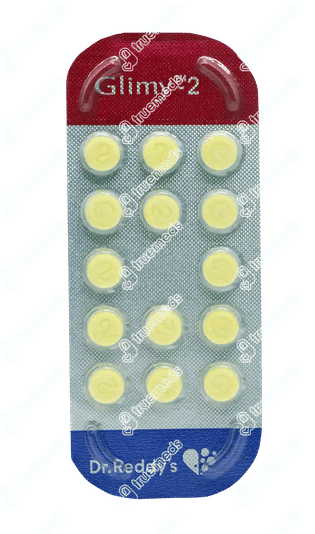 Glimy 2 Mg Tablet 14 - Uses, Side Effects, Dosage, Price | Truemeds