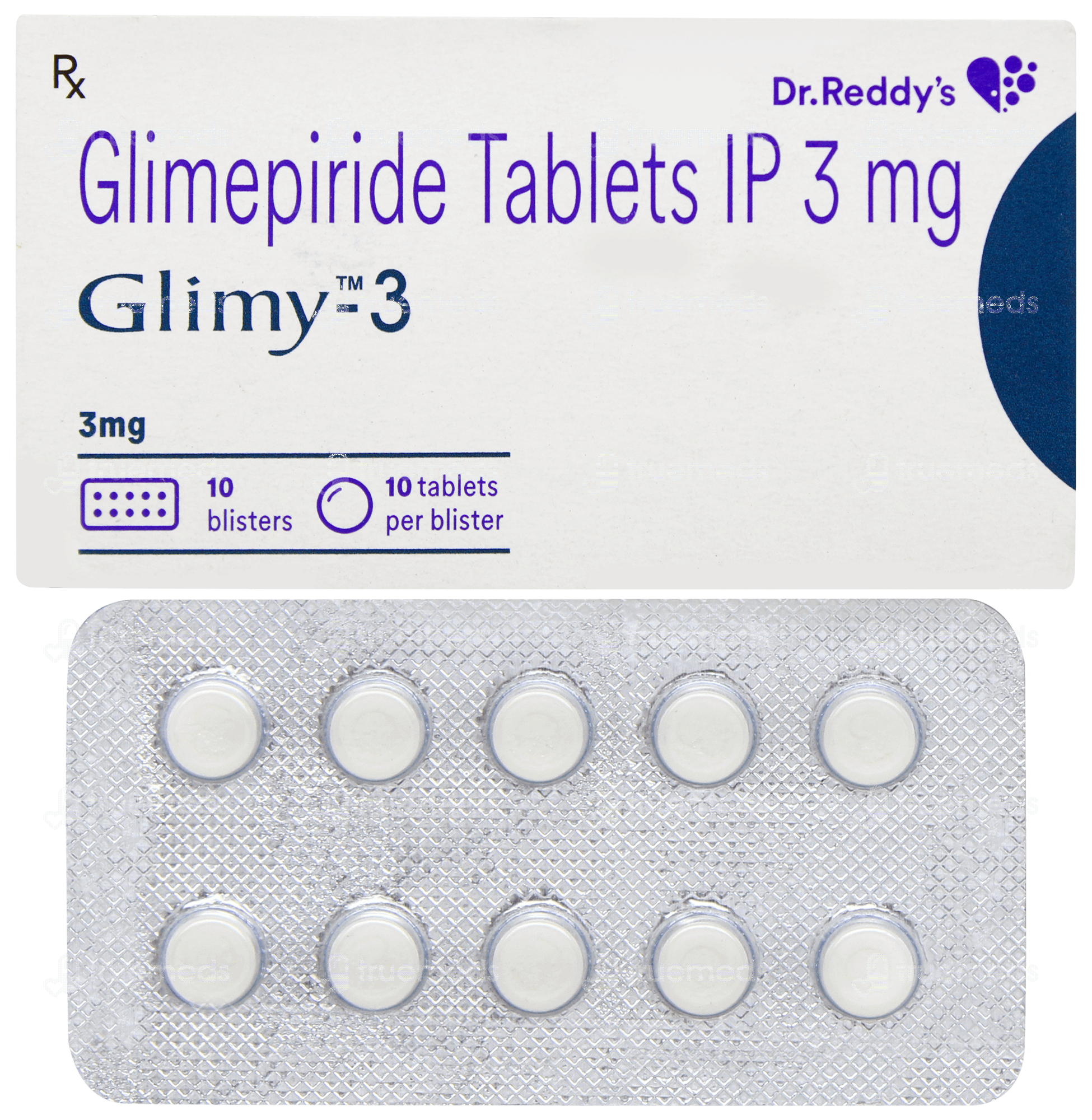 Glimy 3 Tablet 10: Uses, Side Effects, Price & Substitutes