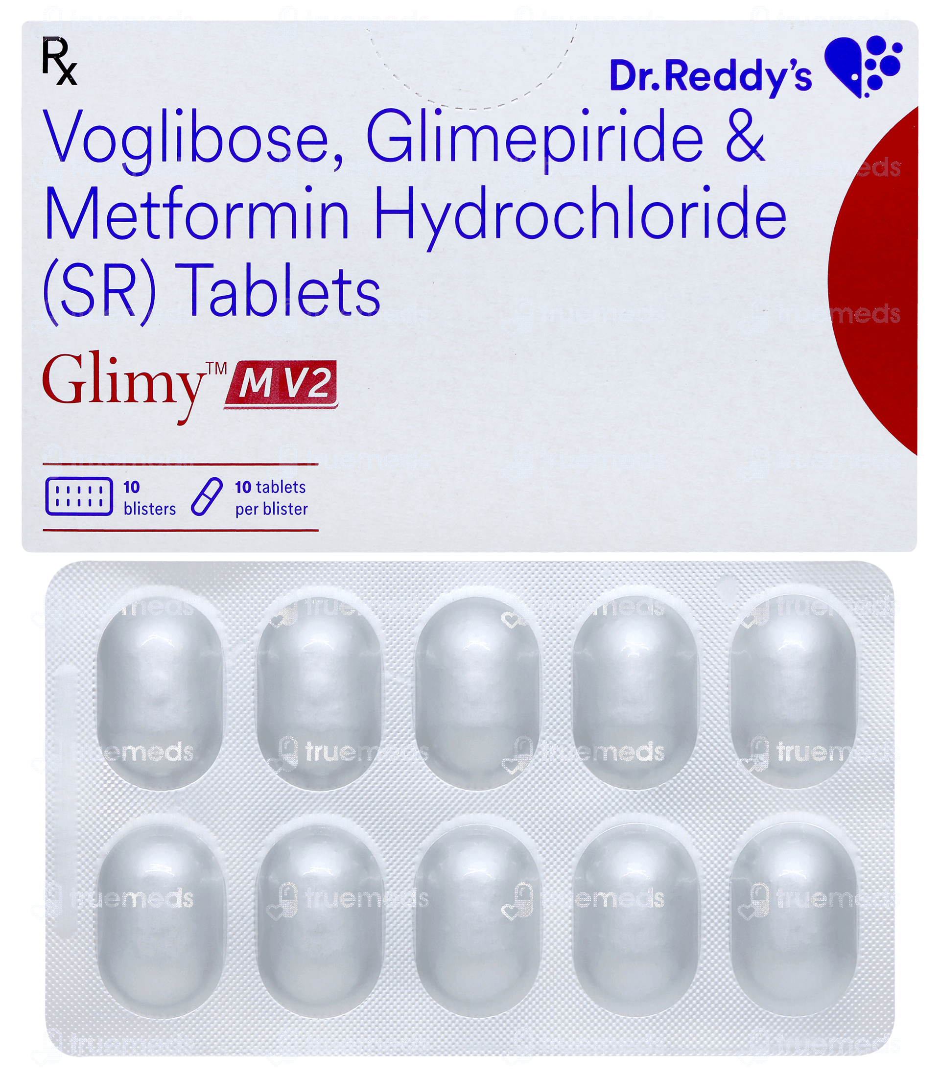 Glimy Mv2 Tablet 10: Uses, Side Effects, Price & Substitutes