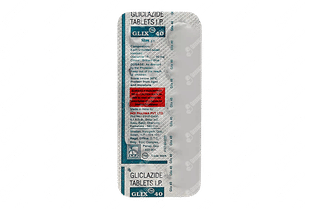 Glix 40 MG | Order Glix 40 MG Tablet Online at Truemeds