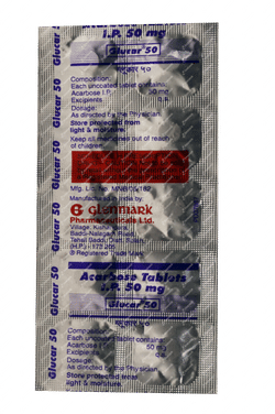 Glucar 50 MG Tablet 10 - Uses, Side Effects, Dosage, Price | Truemeds