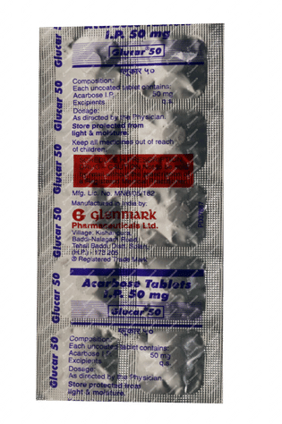 Glucar 50 MG | Order Glucar 50 MG Tablet Online at Truemeds