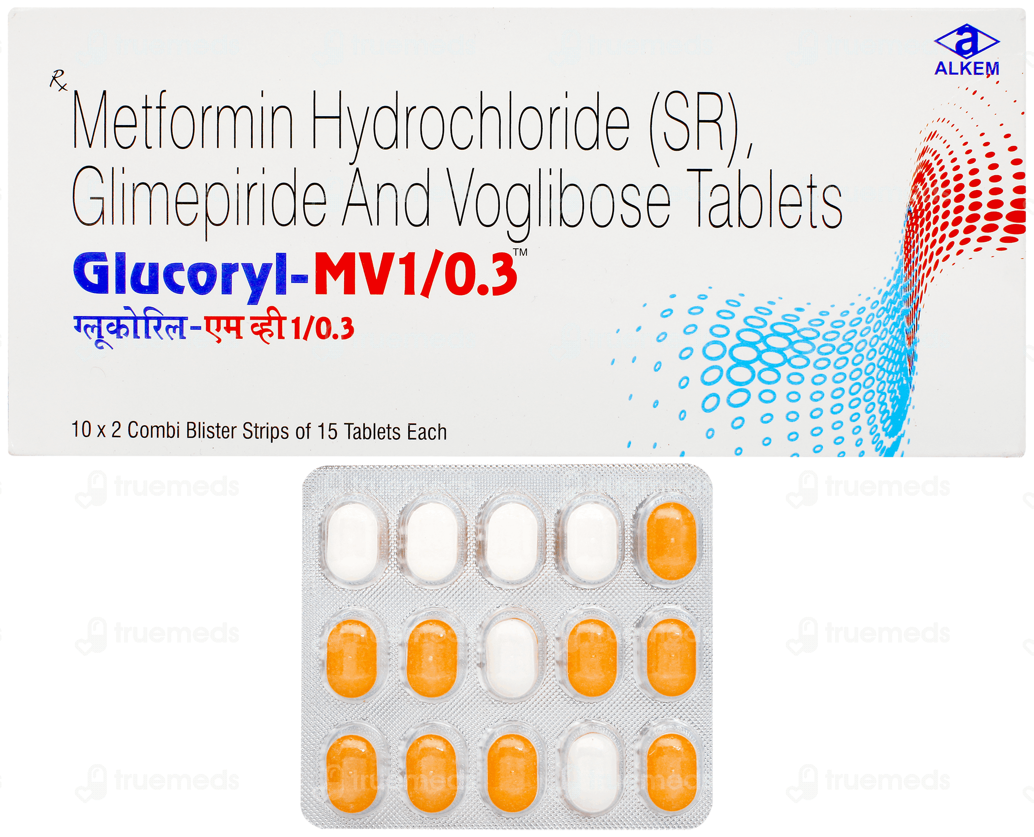 Glucoryl Mv 1/0.3 Tablet 15: Uses, Side Effects, Price & Substitutes