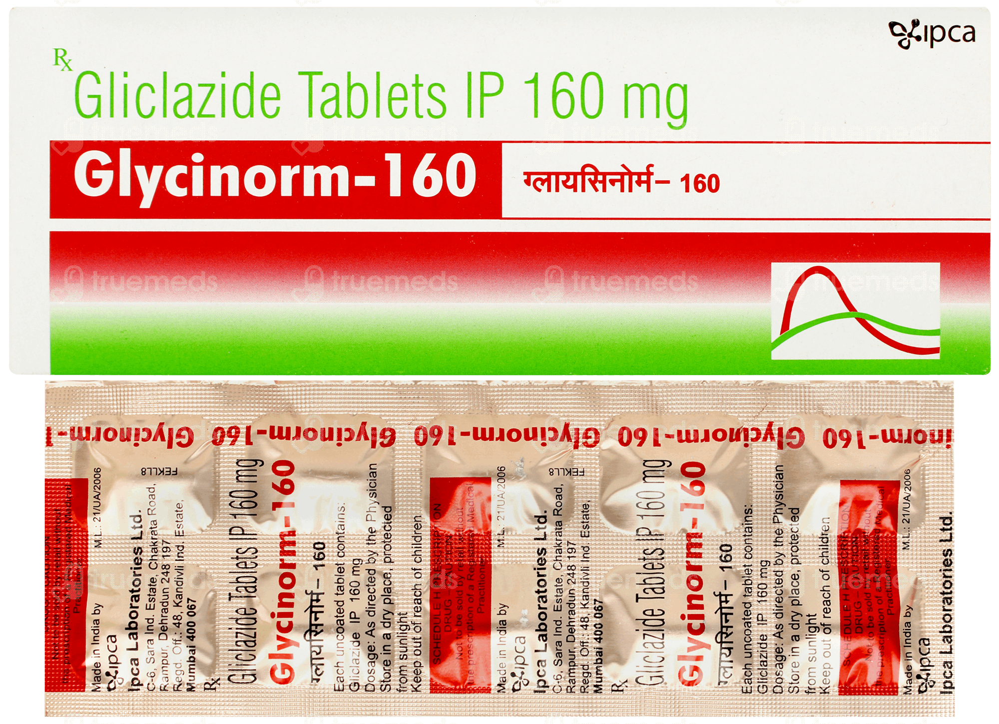 Glycinorm 160 MG | Order Glycinorm 160 MG Tablet Online at Truemeds