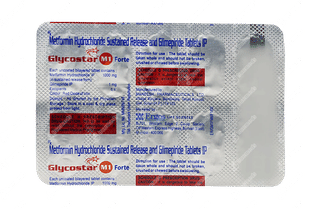 Glycostar M1 Forte Tablet: Uses, Side Effects, Price & Substitutes