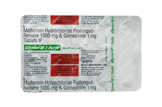 Glyree M 1 Forte Tablet: Uses, Side Effects, Price & Substitutes