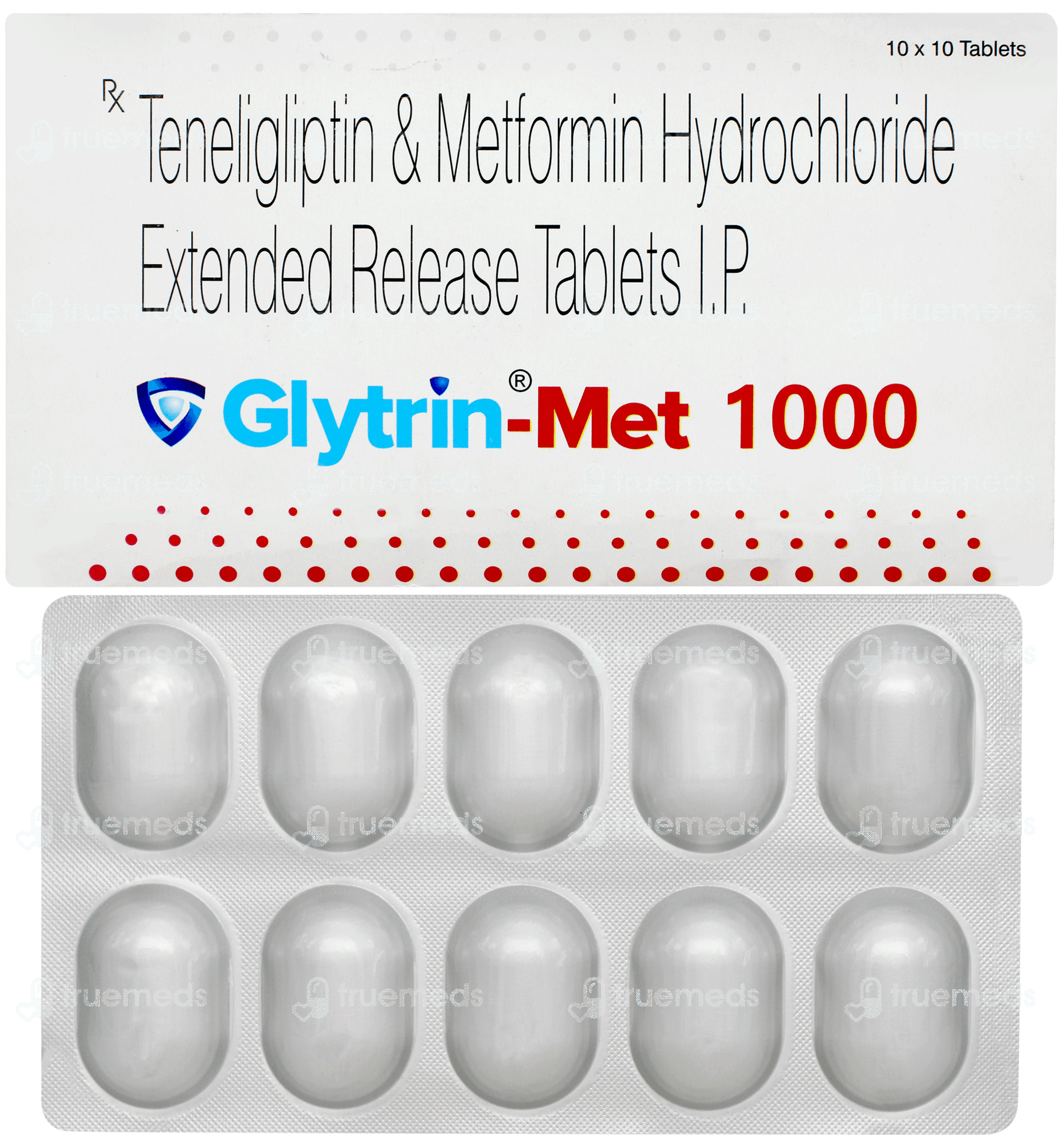 Glytrin Met 1000 Tablet 10: Uses, Side Effects, Price & Substitutes