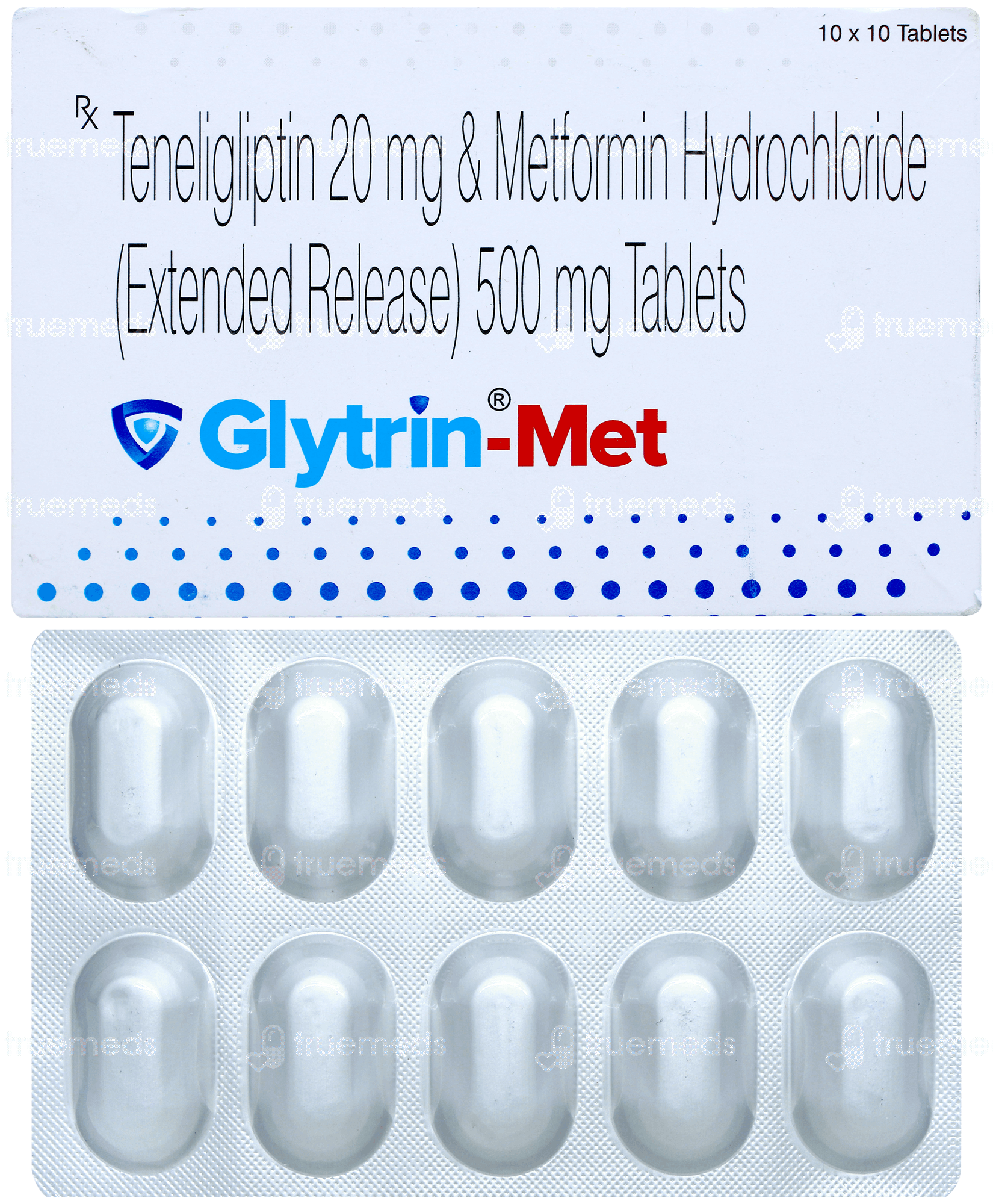 Glytrin Met Tablet 10: Uses, Side Effects, Price & Substitutes