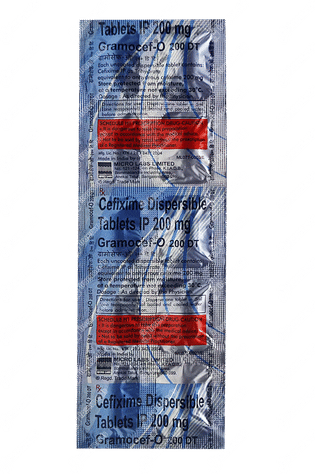 Gramocef O 200 Mg Tablet Dt 10: Uses, Side Effects, Price & Substitutes