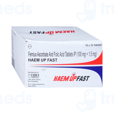 Haem Up Fast Tablet 10: Uses, Side Effects, Price & Substitutes