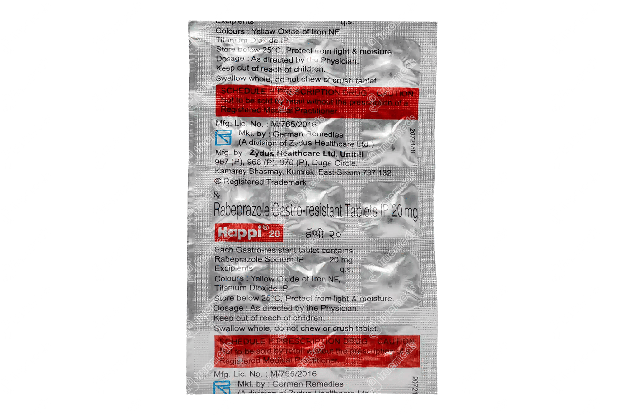 Happi 20 MG | Order Happi 20 MG Tablet Online at Truemeds