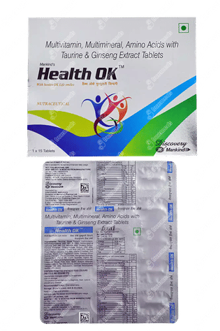Health Ok Tablet 15 - Uses, Side Effects, Dosage, Price | Truemeds