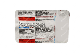 Hifenac Max 4100325 Mg Tablet 10 - Uses, Side Effects, Dosage, Price ...