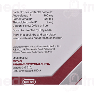Hifenac Max Tablet 10: Uses, Side Effects, Price & Substitutes