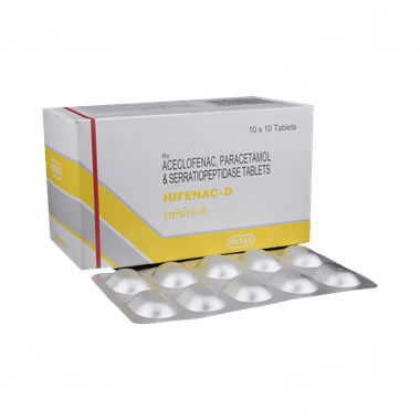 Hifenac D Tablet 10: Uses, Side Effects, Price & Substitutes