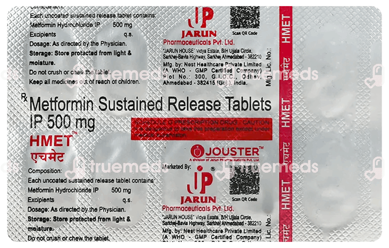 Hmet Tablet – Manage Blood Sugar Levels in Type 2 Diabetes Effectively