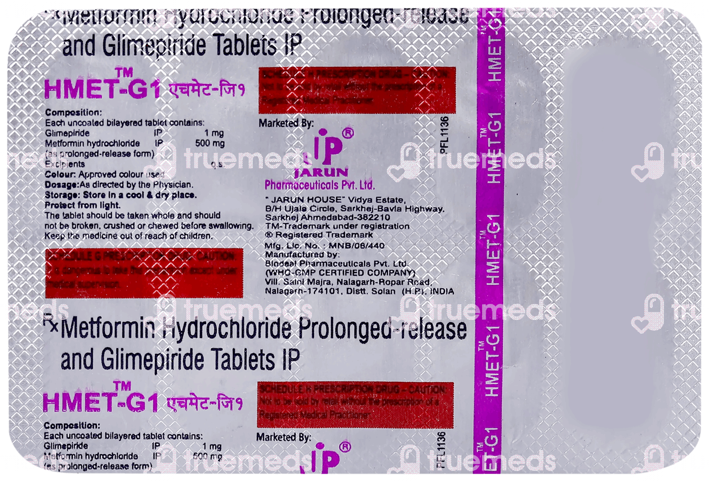 Hmet G1 Tablet: Uses, Side Effects, Price & Substitutes