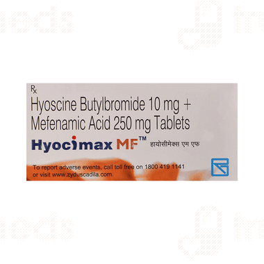 Hyocimax Mf 10250 Mg Tablet 10 - Uses, Side Effects, Dosage, Price ...