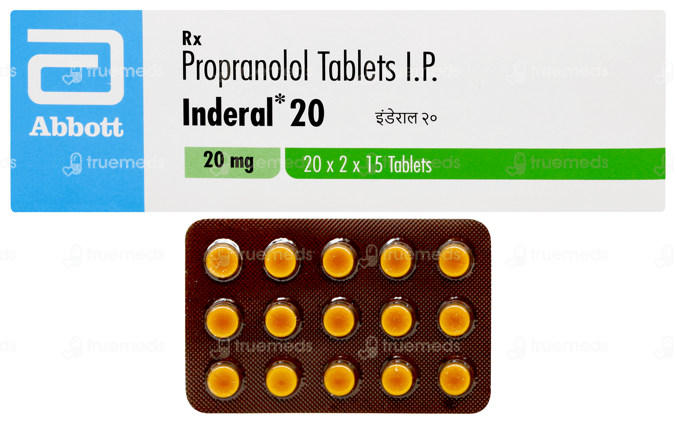 Inderal 20 MG | Order Inderal 20 MG Tablet Online at Truemeds