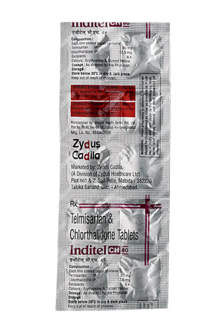 Inditel Ch 80125 Mg Tablet 10 - Uses, Side Effects, Dosage, Price ...