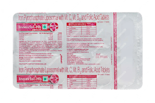 Innovfol Hb 30 Mg075mcg200mcg Tablet 10 - Uses, Side Effects, Dosage ...