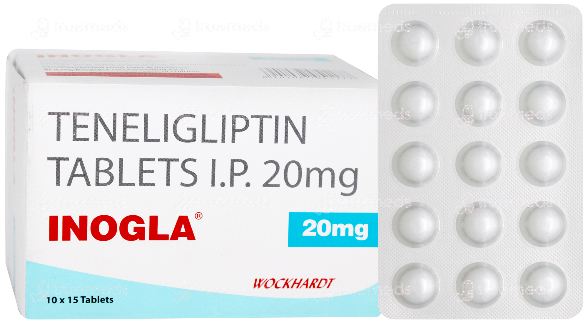 Buy Inogla 20 MG Strip Of 15 Tablets Online at Truemeds