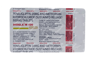 Inogla M 20/500 MG | Order Inogla M 20/500 MG Tablet Sr Online at Truemeds