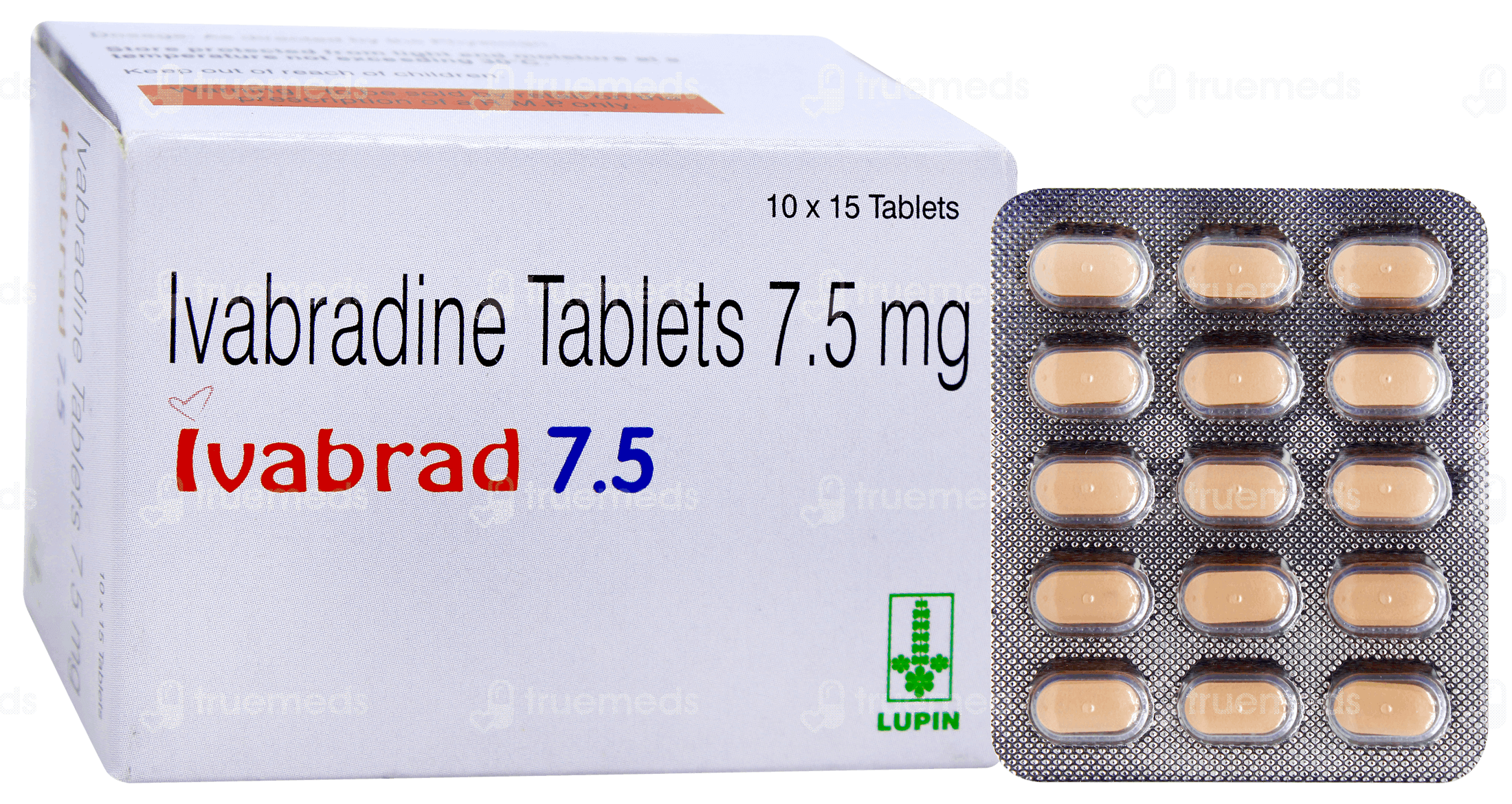 Ivabrad 7.5 MG | Order Ivabrad 7.5 MG Tablet Online at Truemeds