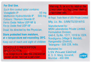 Jalra M 50/500 MG | Order Jalra M 50/500 MG Tablet Online at Truemeds