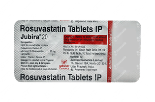 Jubira 20 Mg Tablet 10 - Uses, Side Effects, Dosage, Price | Truemeds