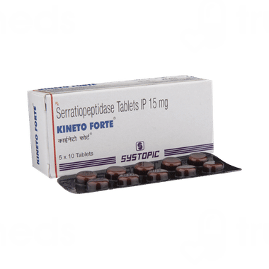Kineto Forte 15 MG | Order Kineto Forte 15 MG Tablet Online at Truemeds