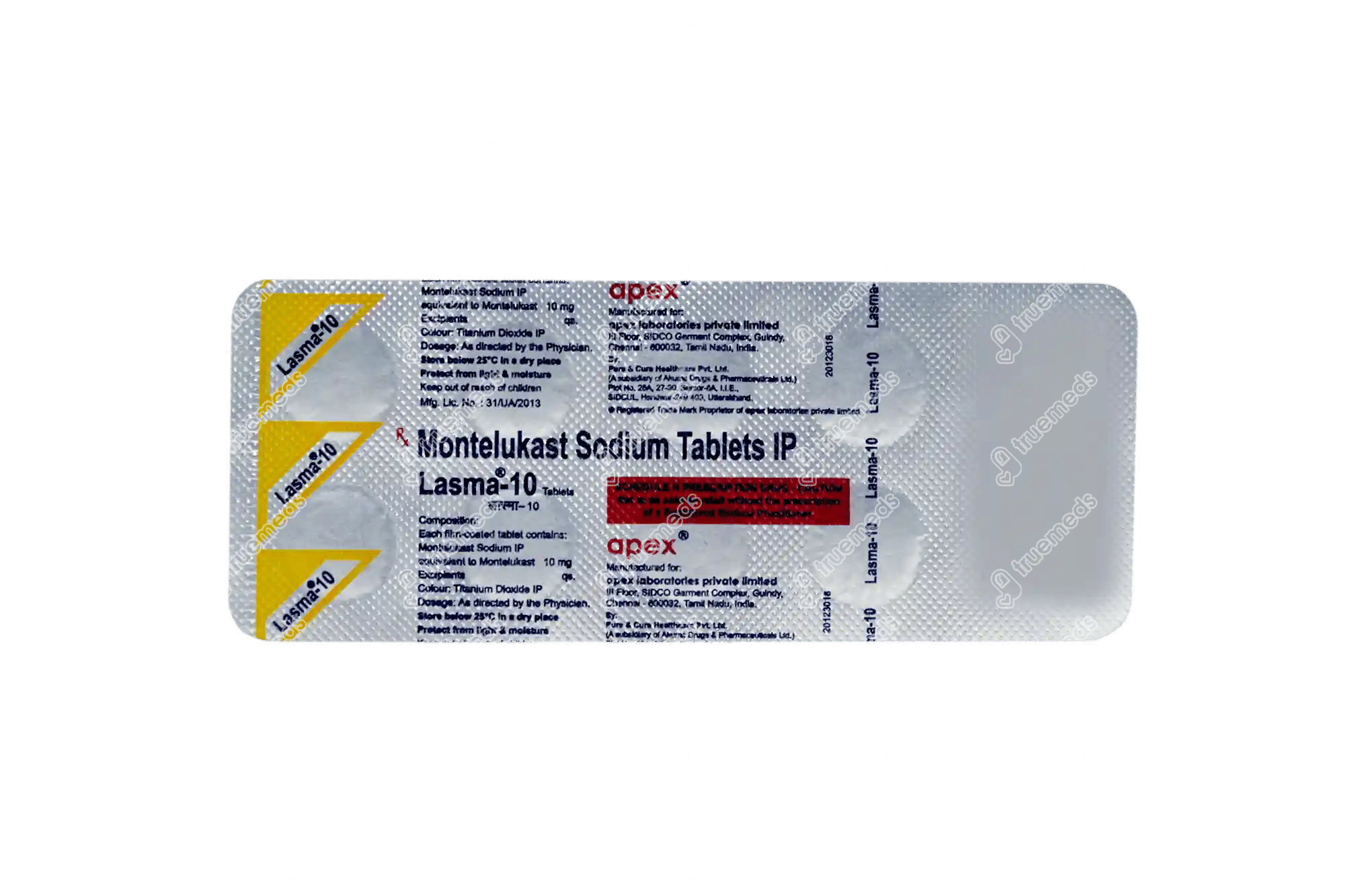 Lasma 10 MG | Order Lasma 10 MG Tablet Online at Truemeds