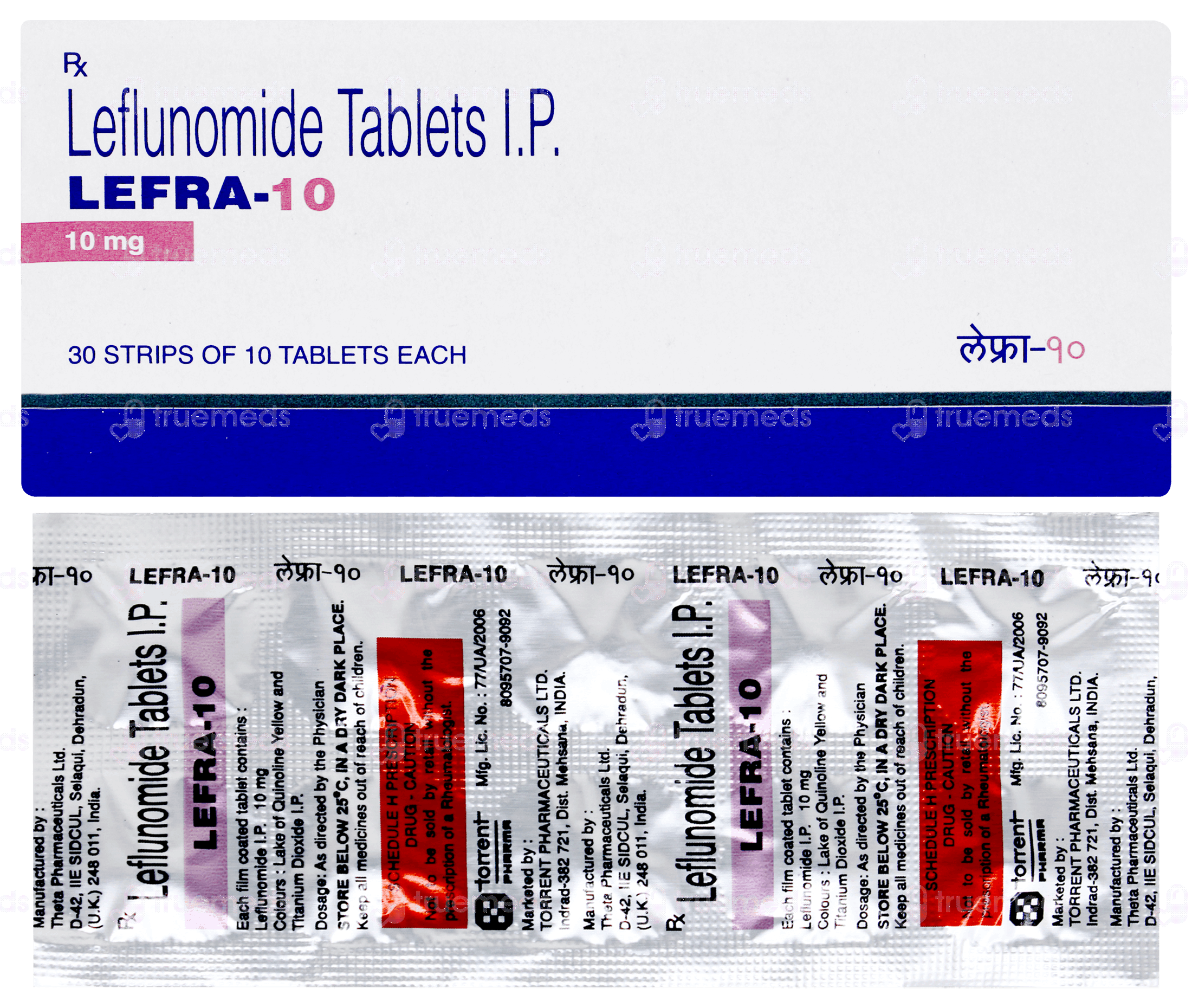 Lefra 10 Mg Tablet 10 - Uses, Side Effects, Dosage, Price | Truemeds