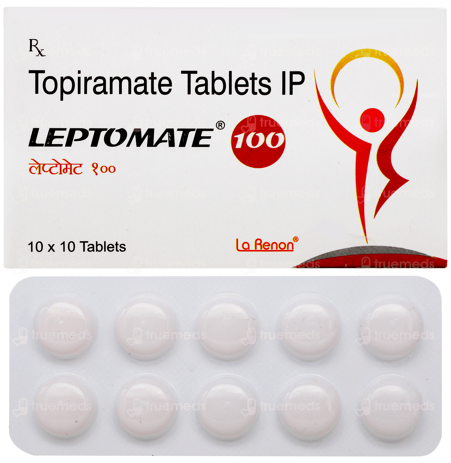 Leptomate 100 MG | Order Leptomate 100 MG Tablet Online at Truemeds