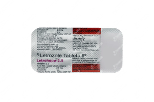 Letrohope 25 Mg Tablet 5 - Uses, Side Effects, Dosage, Price | Truemeds