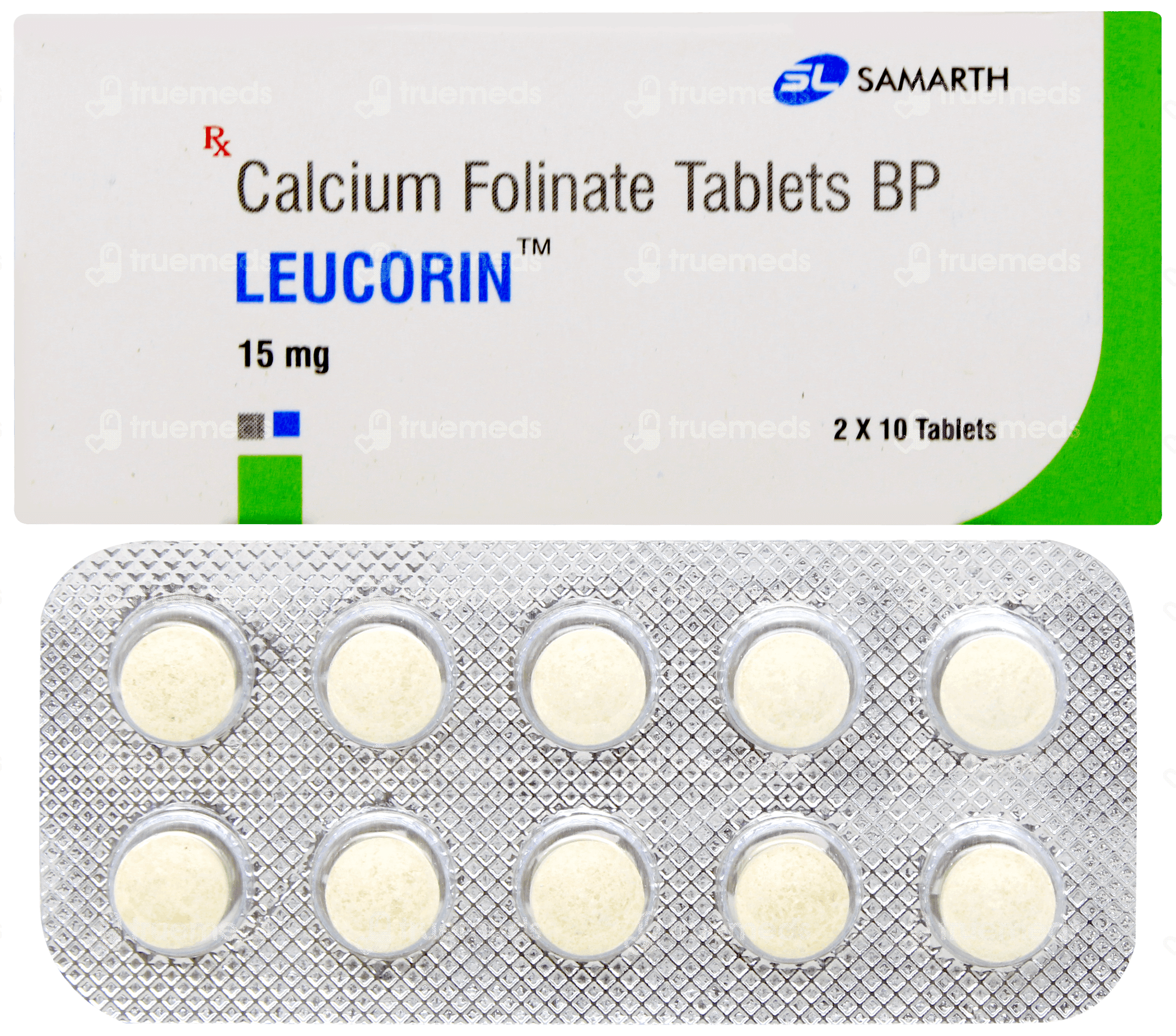Leucorin 15 Mg Tablet 10 - Uses, Side Effects, Dosage, Price | Truemeds