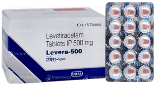 Buy Levera 500 MG Strip Of 15 Tablet Online at Truemeds