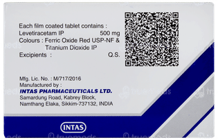 Buy Levera 500 MG Strip Of 15 Tablet Online at Truemeds