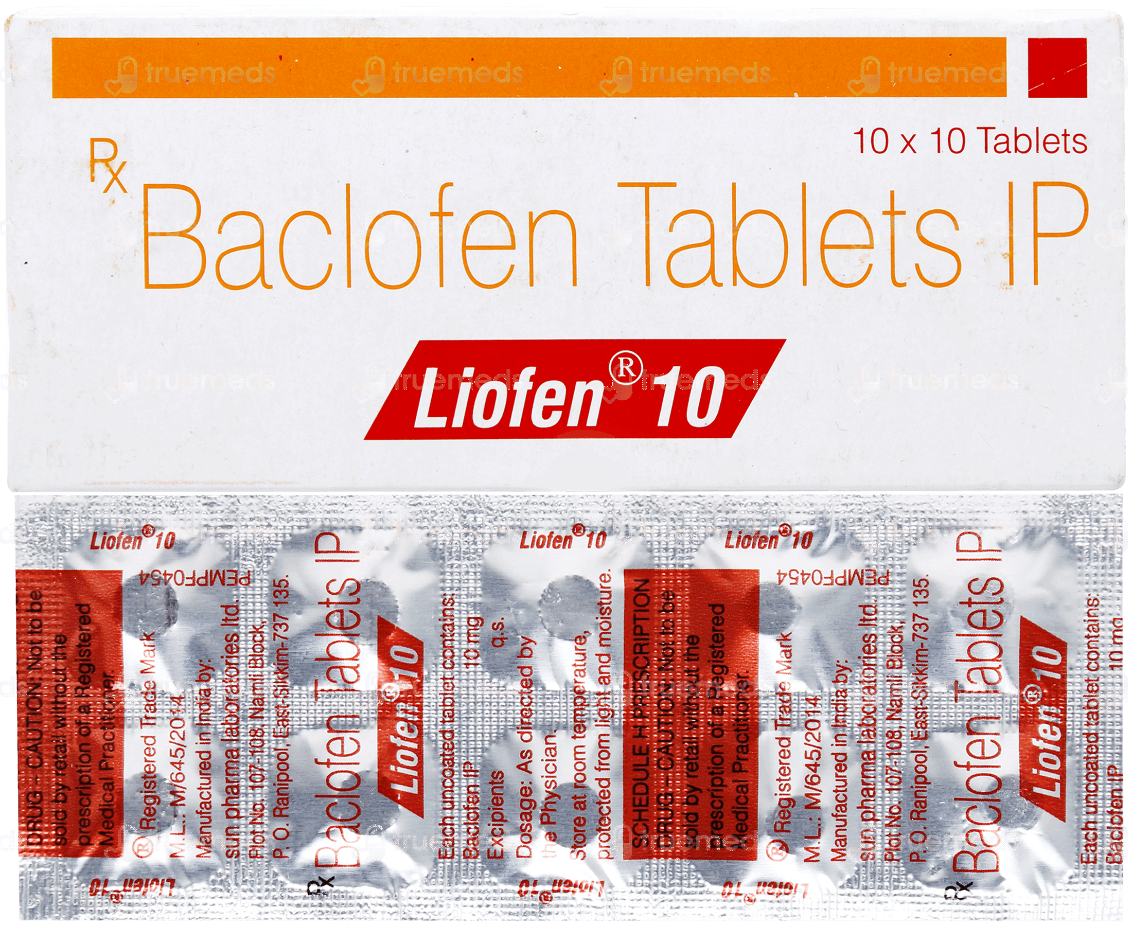 Liofen 10 Tablet: Uses, Side Effects, Price & Substitutes