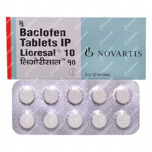 Lioresal 10 MG | Order Lioresal 10 MG Tablet Online at Truemeds