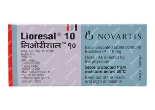 Lioresal 10 MG | Order Lioresal 10 MG Tablet Online at Truemeds