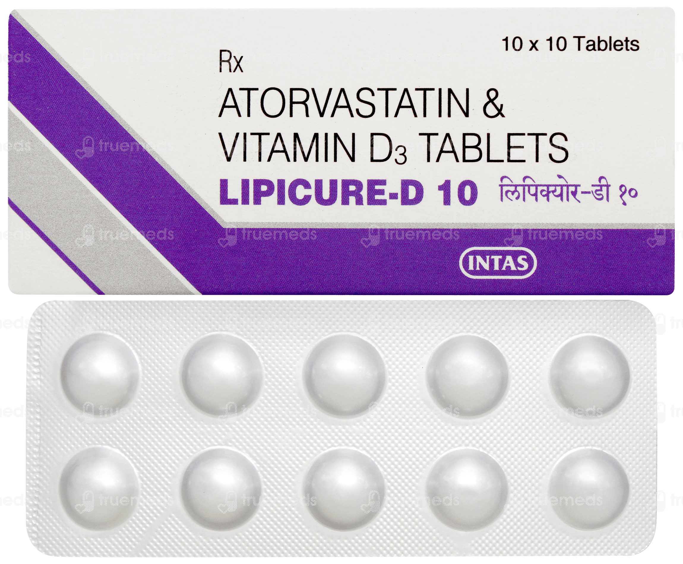 Lipicure D 10 Mg/1000 IU | Order Lipicure D 10 Mg/1000 IU Tablet Online ...