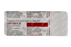 Lipicure D 20 Mg/1000 IU Tablet 10 - Uses, Side Effects, Dosage, Price | Truemeds