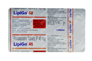Lipigo 40 MG | Order Lipigo 40 MG Tablet Online at Truemeds