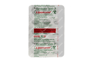 Liponorm 10 Mg Tablet 15 - Uses, Side Effects, Dosage, Price | Truemeds