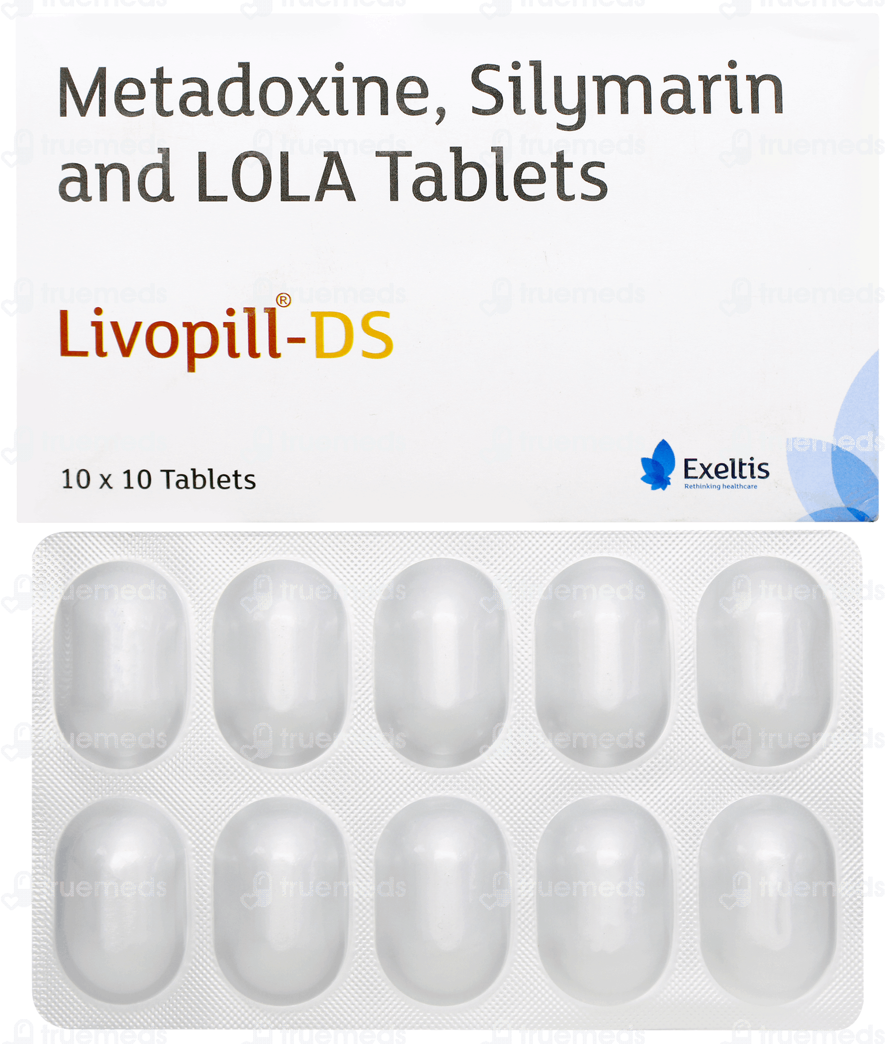 Livopill Ds 140500 Mg Tablet 10 - Uses, Side Effects, Dosage, Price ...