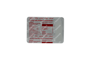 Lobak 50325250 Mg Tablet 10 - Uses, Side Effects, Dosage, Price | Truemeds